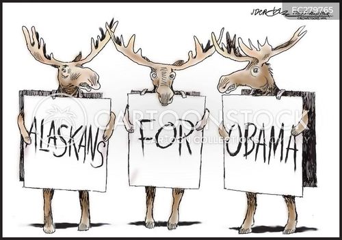 Alaskan Pride Cartoons and Comics - funny pictures from CartoonStock