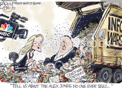 Alex Jones Show Cartoons and Comics - funny pictures from CartoonStock
