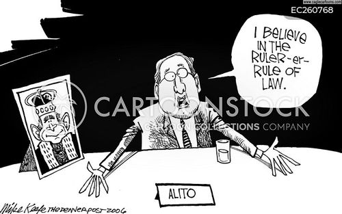 Alito Confirmation Cartoons and Comics - funny pictures from CartoonStock