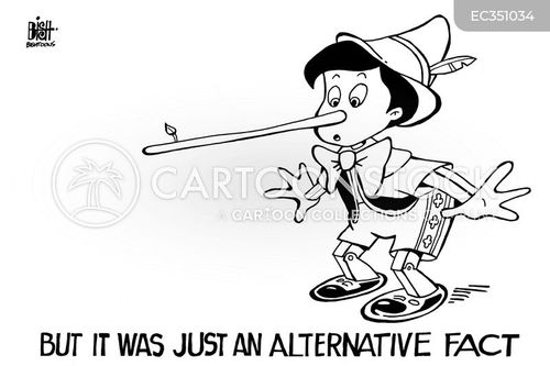 Alternate Facts Cartoons and Comics - funny pictures from CartoonStock