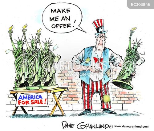 Economic Sovereignty Cartoons and Comics - funny pictures from CartoonStock