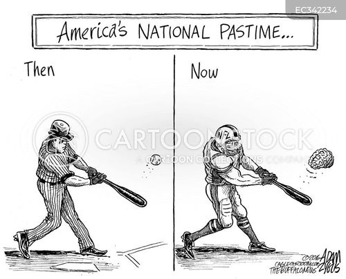 Baseball Injuries Cartoons and Comics - funny pictures from CartoonStock