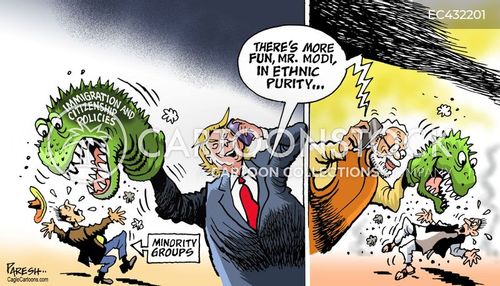 Ethnic Policies Cartoons and Comics - funny pictures from CartoonStock