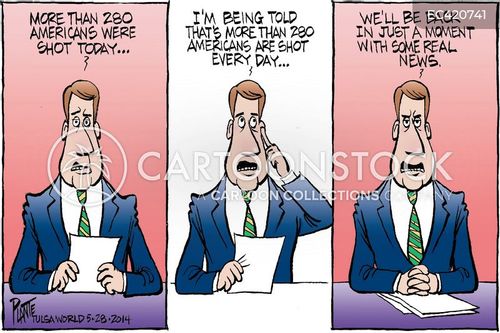 Shot Violence Cartoons and Comics - funny pictures from CartoonStock