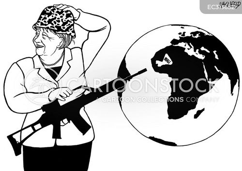 Mali Intervention Cartoons and Comics - funny pictures from CartoonStock