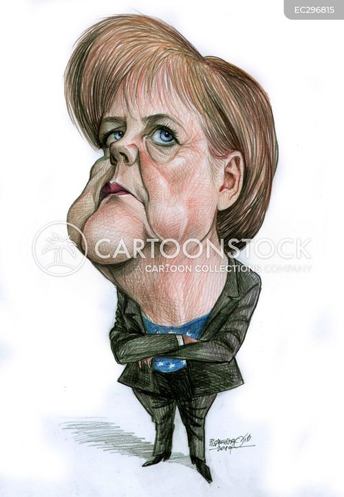 Angela Merkel Cartoons and Comics - funny pictures from CartoonStock