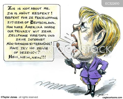 Nsa Spying On Allies Cartoons and Comics - funny pictures from CartoonStock