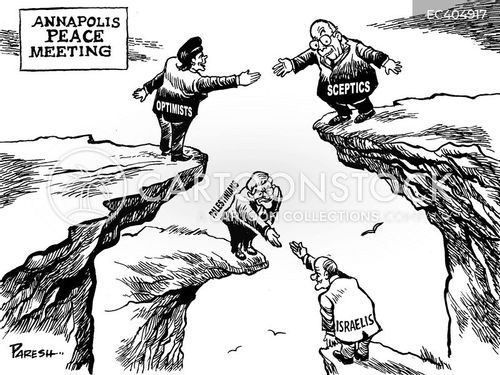 Annapolis Summit Cartoons and Comics - funny pictures from CartoonStock