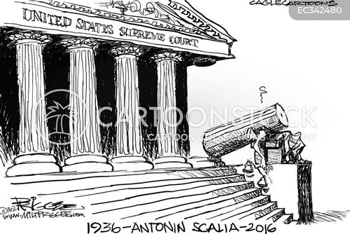 Anton Scalia Cartoons and Comics - funny pictures from CartoonStock