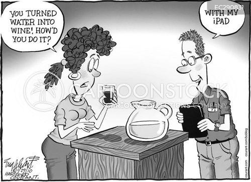 Apple Tablet Cartoons and Comics - funny pictures from CartoonStock