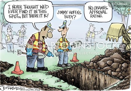 Jimmy Hoffa Cartoons and Comics - funny pictures from CartoonStock