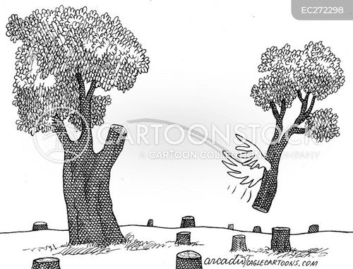 Deforestación Cartoons and Comics - funny pictures from CartoonStock