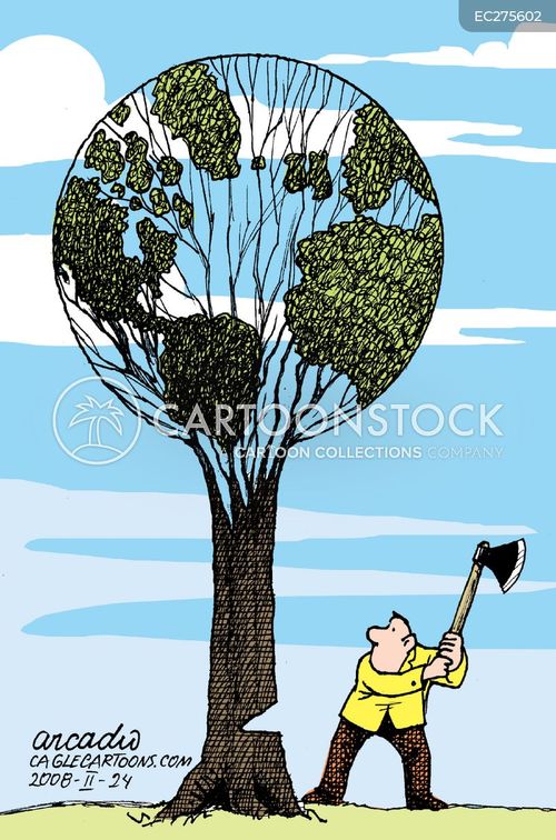 Forestation Cartoons and Comics - funny pictures from CartoonStock