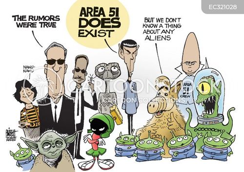 Area 51 Cartoons and Comics - funny pictures from CartoonStock