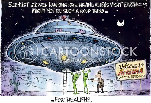 Aliens Cartoons and Comics - funny pictures from CartoonStock