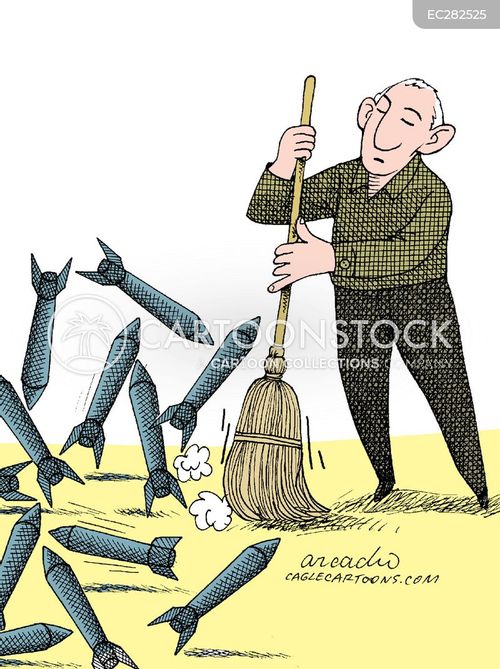 Disarmament Treaty Cartoons and Comics - funny pictures from CartoonStock