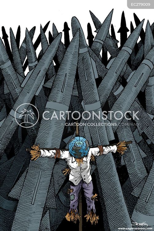 Bombas Misiles Cartoons and Comics - funny pictures from CartoonStock