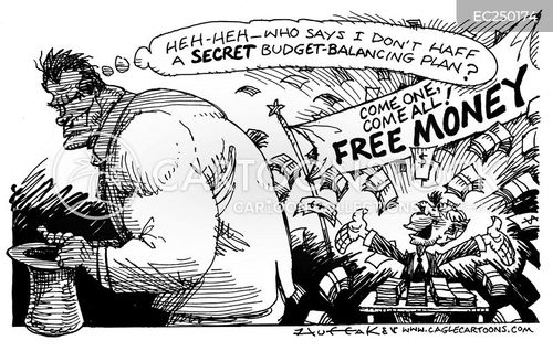 Budget-balancing Cartoons and Comics - funny pictures from CartoonStock