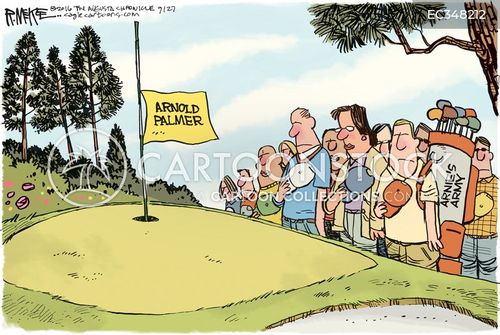 Golfing Accessories Cartoons and Comics - funny pictures from CartoonStock