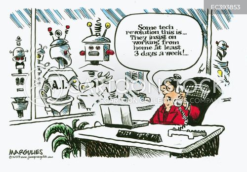 Digital Workforce Cartoons and Comics - funny pictures from CartoonStock