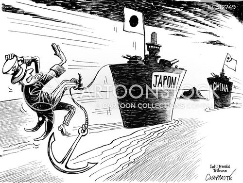 East Asian Relations Cartoons and Comics - funny pictures from CartoonStock