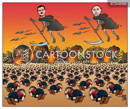 War-time Atrocities Cartoons and Comics - funny pictures from CartoonStock