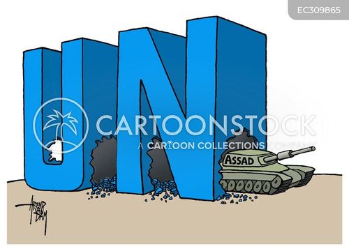 Assad And Un Cartoons and Comics - funny pictures from CartoonStock
