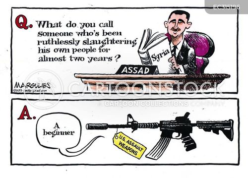 Arms Ownership Cartoons and Comics - funny pictures from CartoonStock