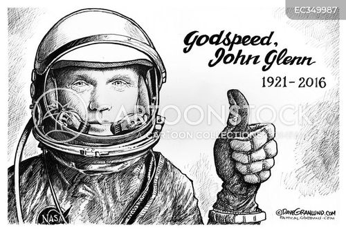 Astronaut Tribute Cartoons and Comics - funny pictures from CartoonStock