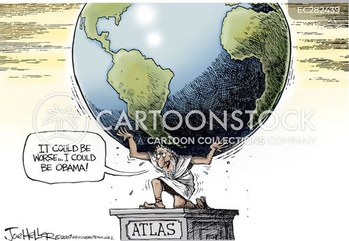 Atlas Cartoons and Comics - funny pictures from CartoonStock