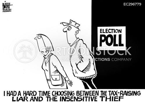 Campaign Mudslinging Cartoons and Comics - funny pictures from CartoonStock