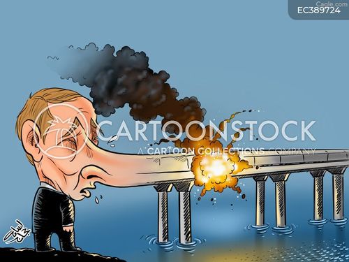 Bridge Attack Cartoons and Comics - funny pictures from CartoonStock