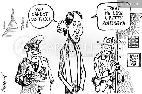 #aung San Suu Kyi Cartoons and Comics - funny pictures from CartoonStock