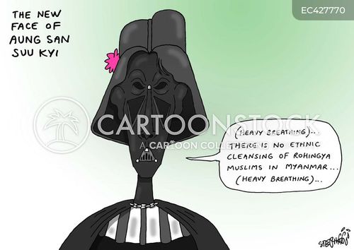 Aung San Suu Kyi Cartoons and Comics - funny pictures from CartoonStock
