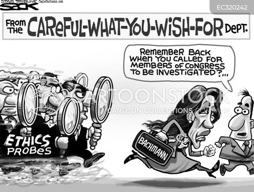 Bachmann Ethics Cartoons and Comics - funny pictures from CartoonStock