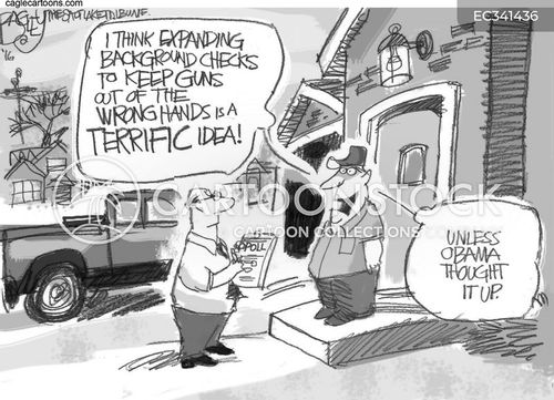 Expanded Background Checks Cartoons and Comics - funny pictures from ...