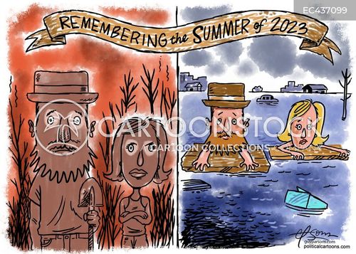 Flooded Earth Cartoons and Comics - funny pictures from CartoonStock
