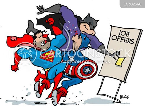 Economic Superhero Cartoons and Comics - funny pictures from CartoonStock
