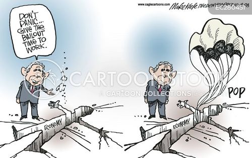 Economic Bailout Cartoons and Comics - funny pictures from CartoonStock