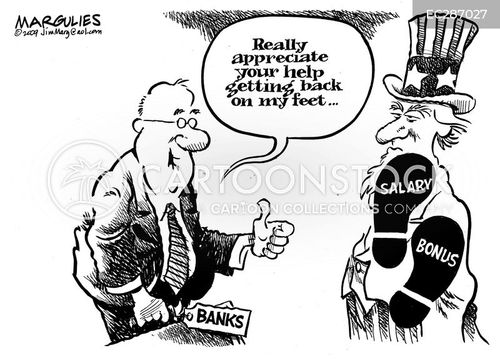 Corporate Bonuses Cartoons and Comics - funny pictures from CartoonStock