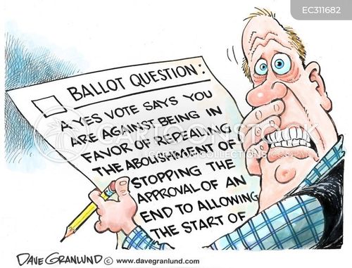 Ballot Access Cartoons and Comics - funny pictures from CartoonStock