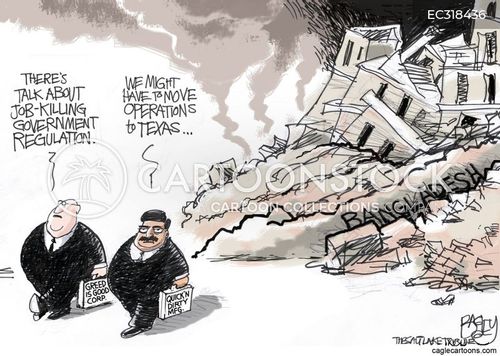 Labor Explosion Cartoon