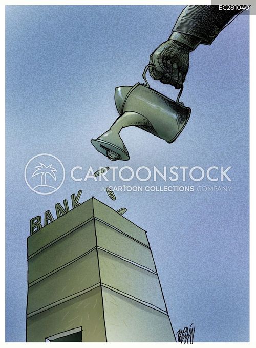 Banks Under Water Cartoons and Comics - funny pictures from CartoonStock