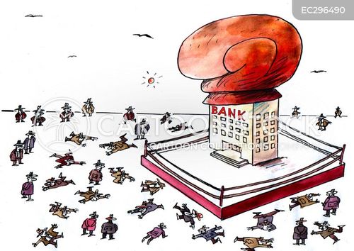 Bank Cartoons and Comics - funny pictures from CartoonStock
