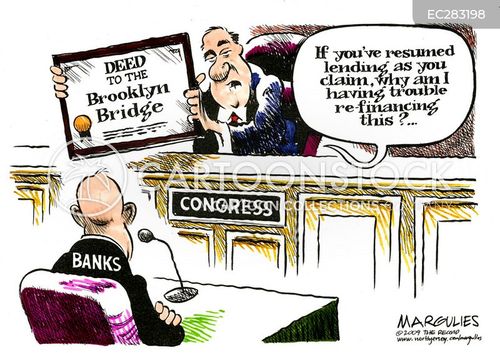 Bank System Cartoons and Comics - funny pictures from CartoonStock
