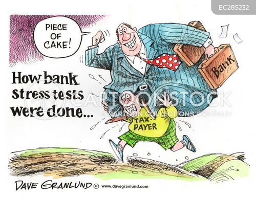 Bank Stress Test Cartoons and Comics - funny pictures from CartoonStock