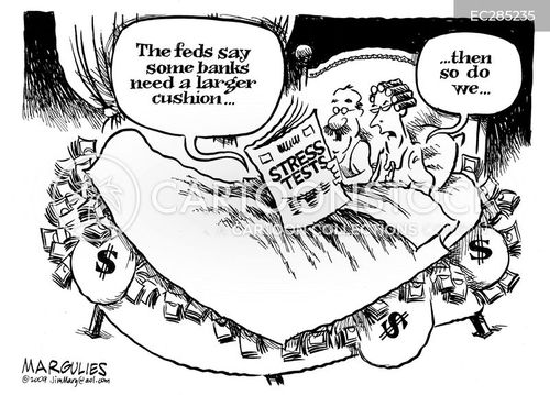 Bank Stress Test Cartoons and Comics - funny pictures from CartoonStock