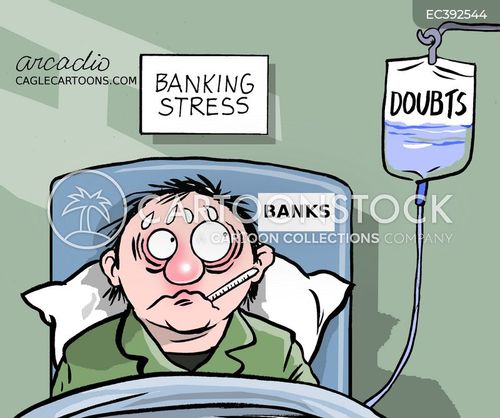 Bancos Stress Cartoons and Comics - funny pictures from CartoonStock