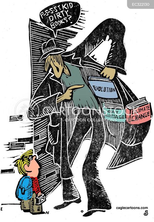 Book Censorship Cartoons and Comics - funny pictures from CartoonStock