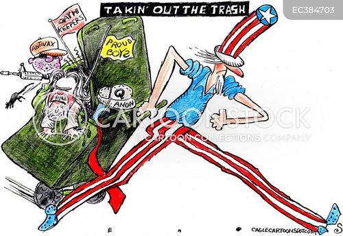Trash Knocking Cartoons and Comics - funny pictures from CartoonStock